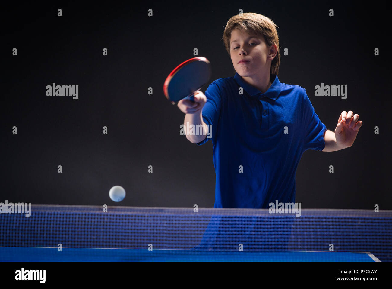 Table Tennis Players In Action National Series: Ella Pashley And Rohan