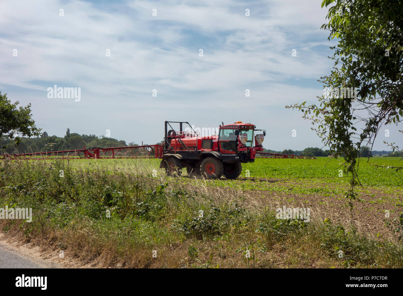 crop spraying machine Stock Photo - Alamy