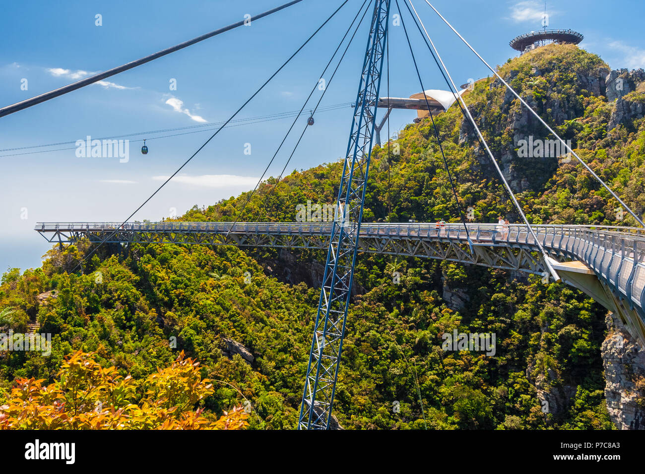 Cable stayed pedestrian bridge hi-res stock photography and images - Alamy