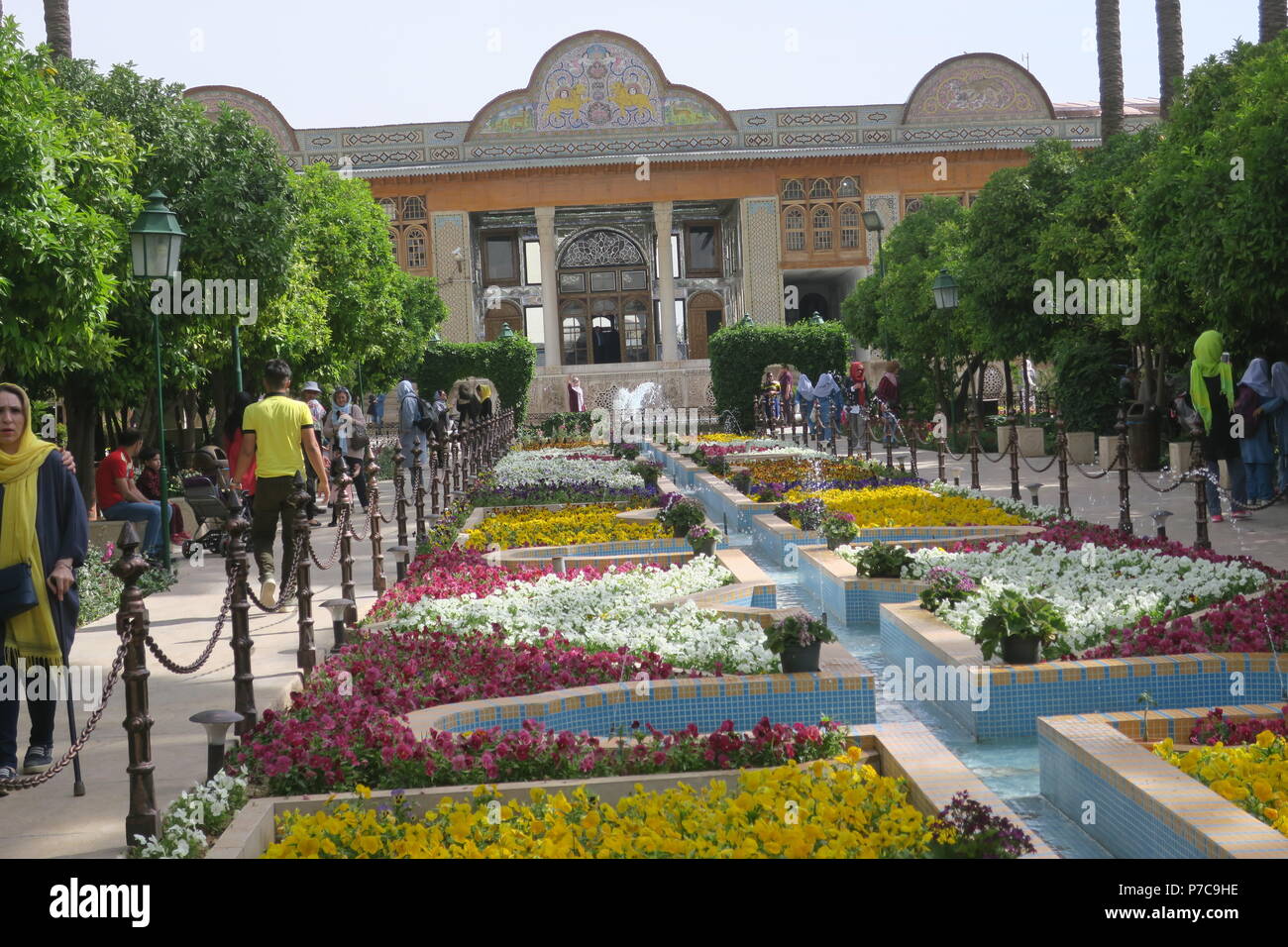 Kakh-e Eram Palace,Bagh-e Eram Garden, Shiraz, Iran Stock Photo - Alamy