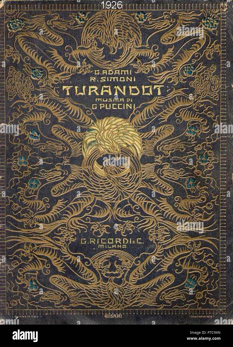 Turandot 1926 hi-res stock photography and images - Alamy