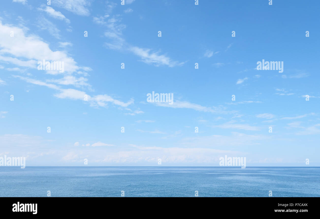 Blue sky with sea Stock Photo - Alamy