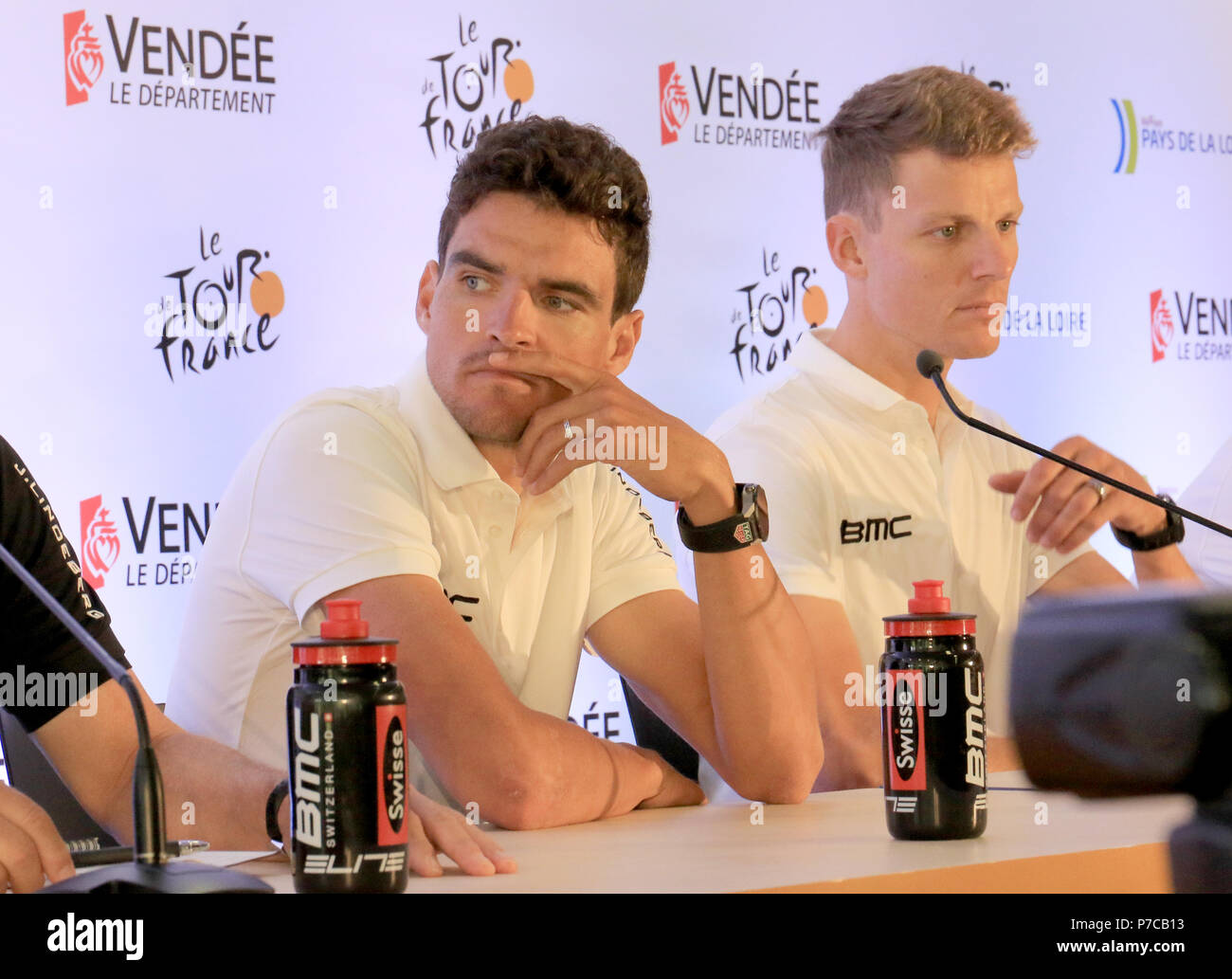 Press conference vendespace hi-res stock photography and images - Alamy
