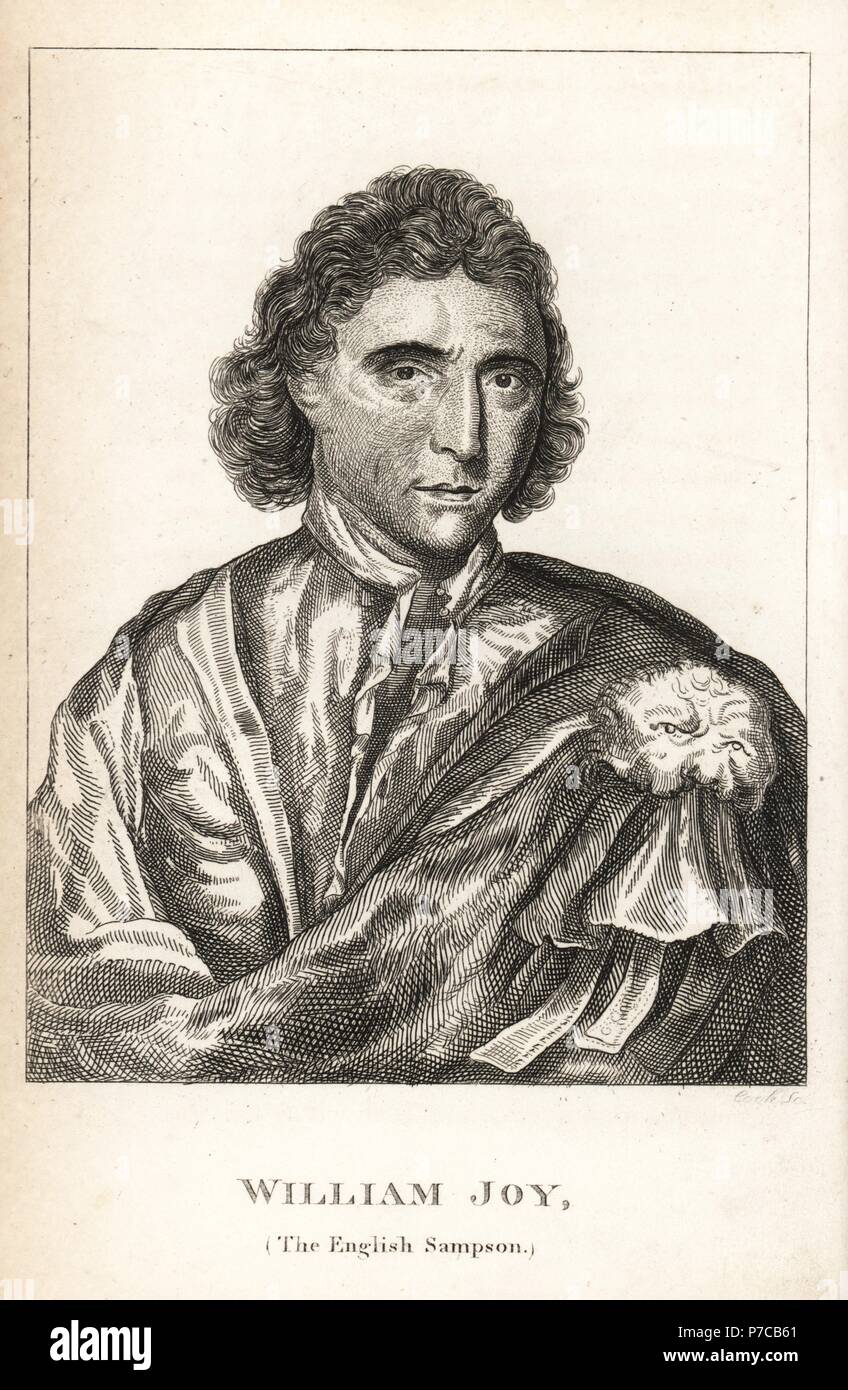 William Joy, the English Samson, strongman and performer of feats of ...