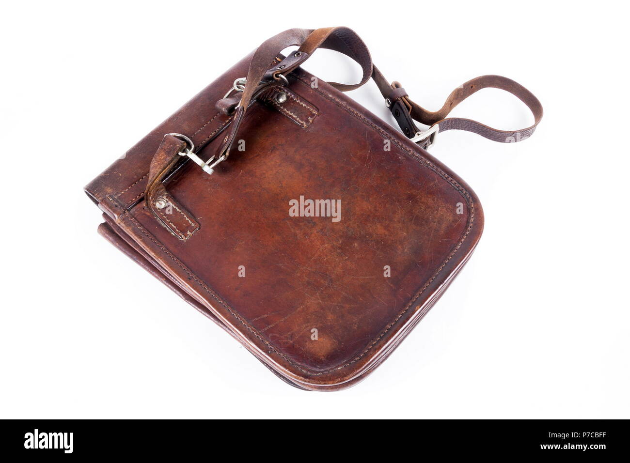 Old soviet military bag on white Stock Photo - Alamy