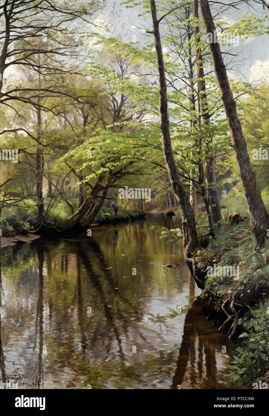 Monsted Peder Mork - Spring in Saeby Stock Photo - Alamy