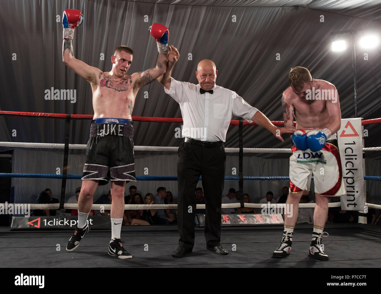 Luke Middleton beat Dale Arrowsmith in his professional debut during ...
