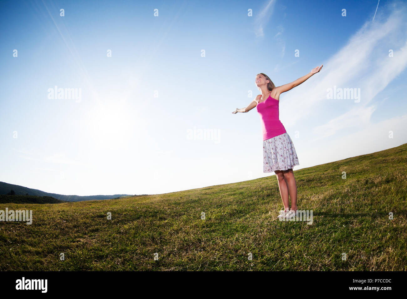 Enjoying summer sun hi-res stock photography and images - Alamy