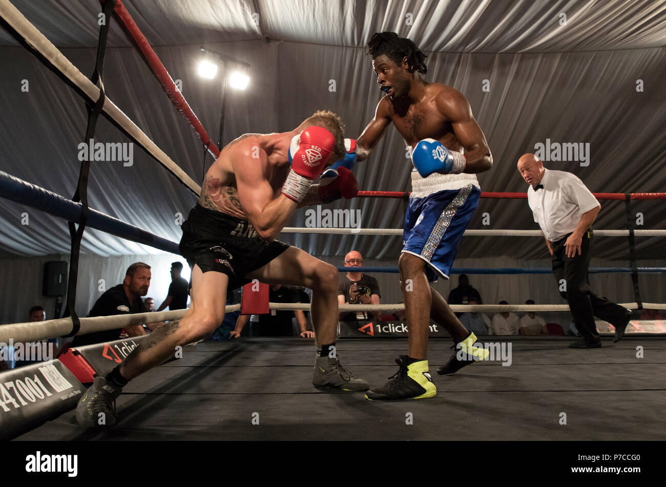 Omari Grant Boxing Stock Photo - Alamy