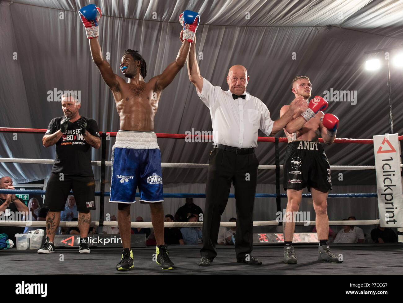 Omari Grant Boxing Stock Photo - Alamy