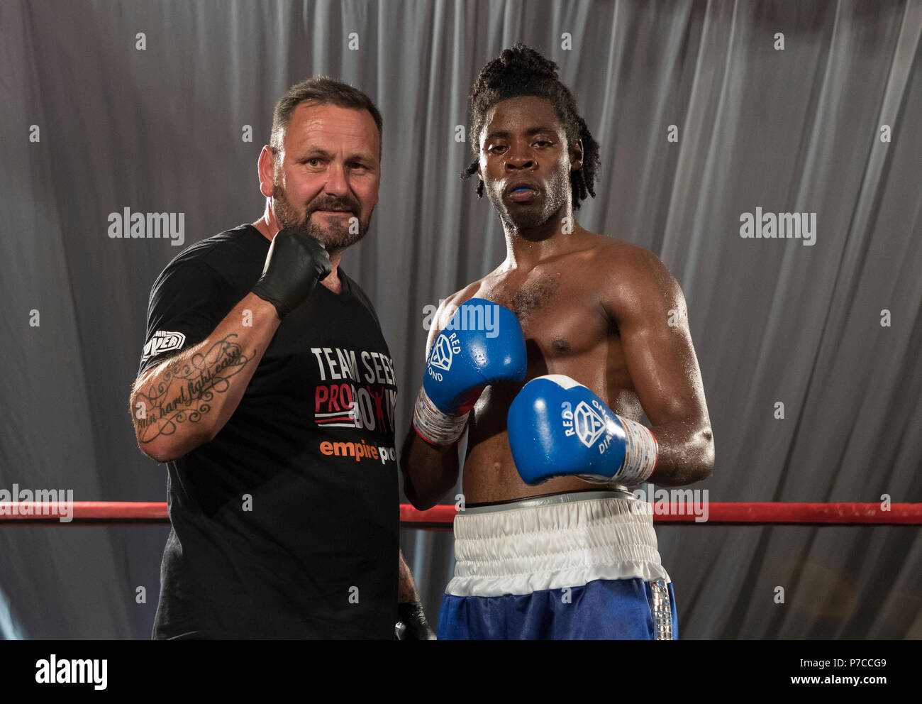 Omari Grant Boxing Stock Photo - Alamy