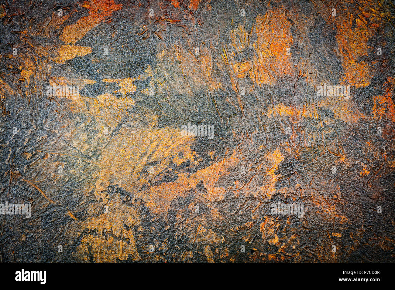 Black with brown bumpy wall stucco texture background. Decorative wall ...