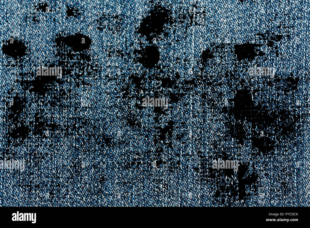 Abstract Distressed Denim Texture Fashion High Resolution Stock ...