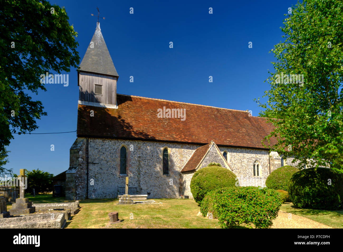 St Peter and St Paul Church in Exton, Hampshire, UK Stock Photo - Alamy
