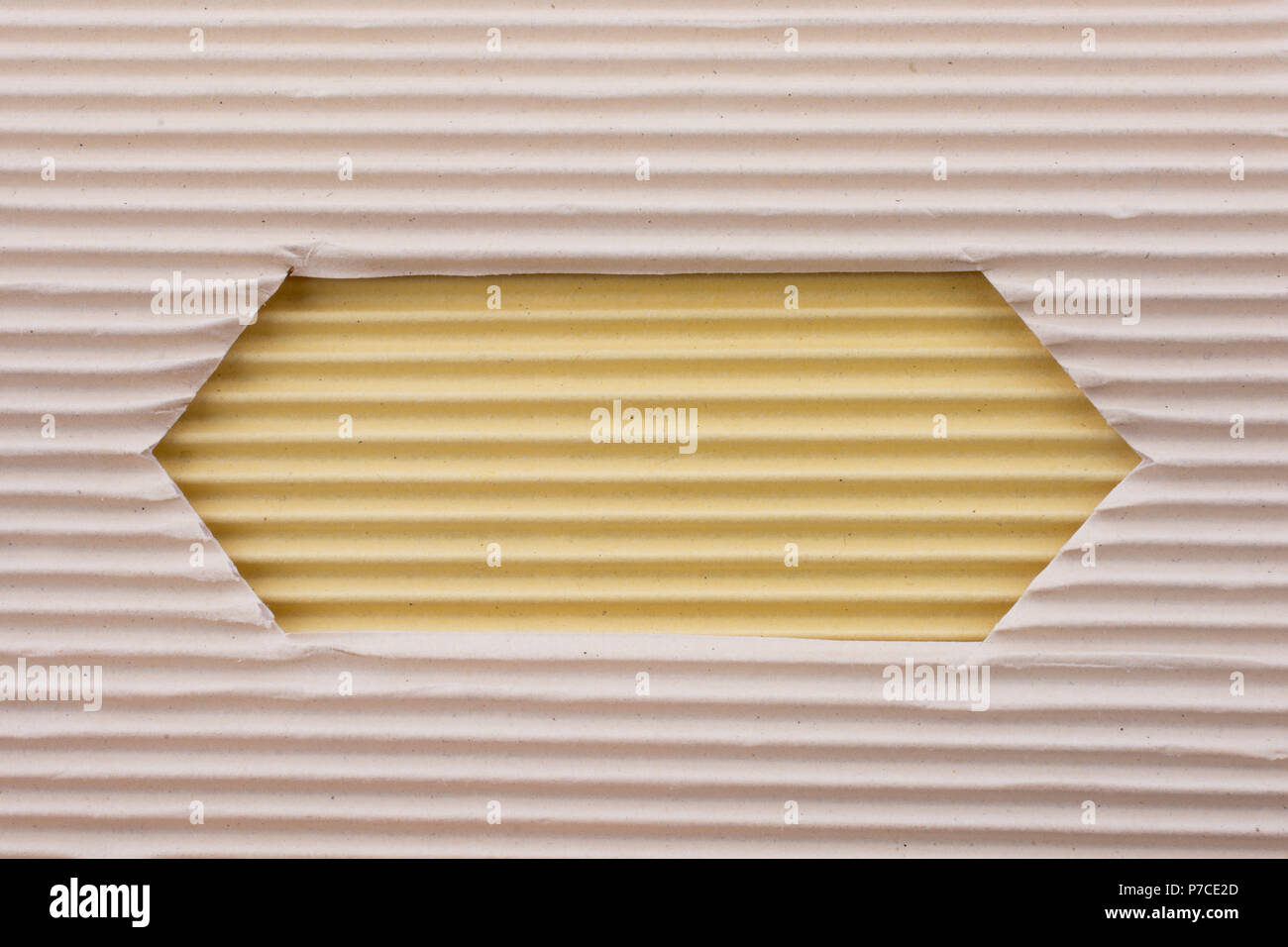 Cut out paper with pattern on a white background Stock Photo - Alamy