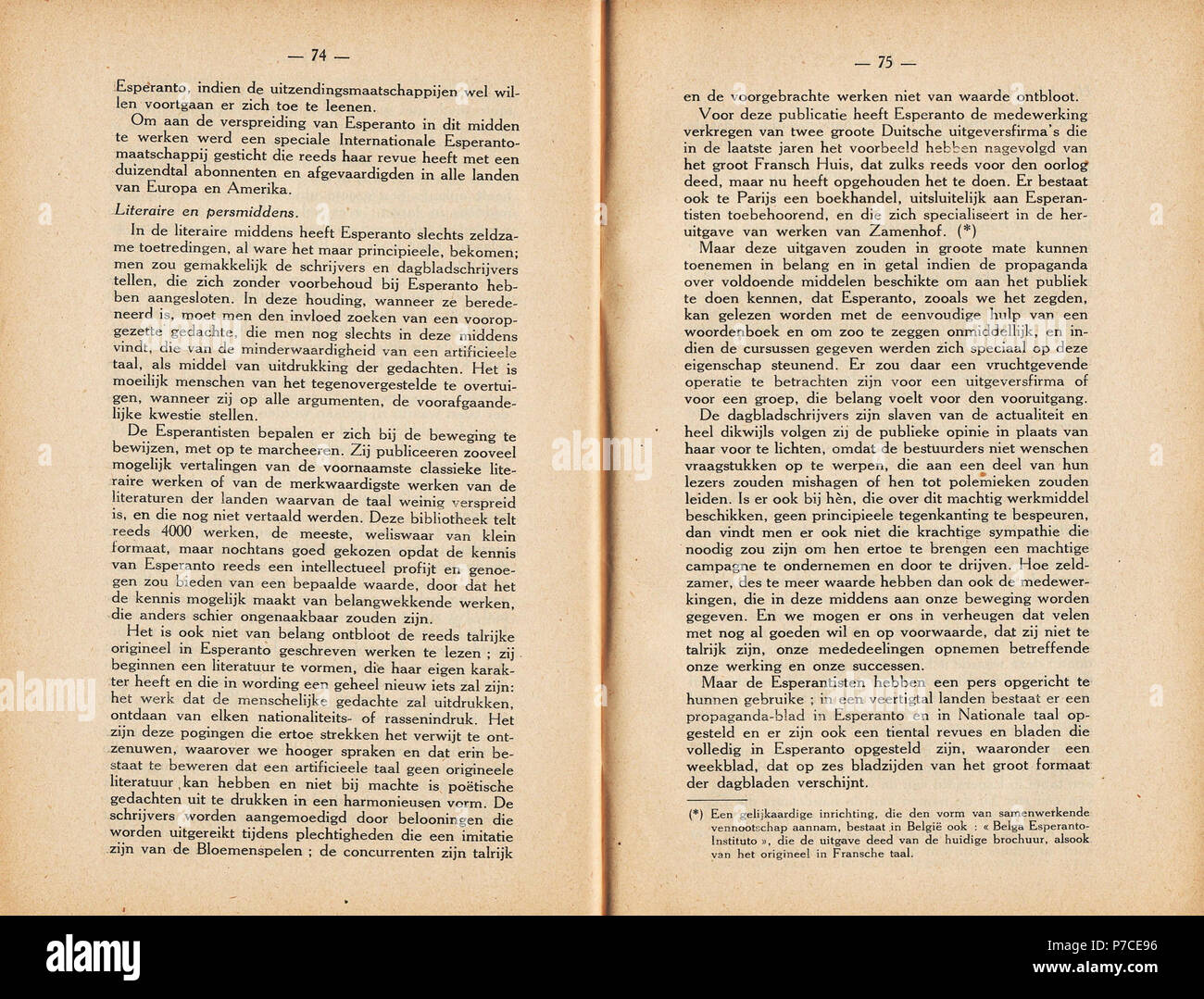 1931 Inleiding 74-75 Stock Photo - Alamy