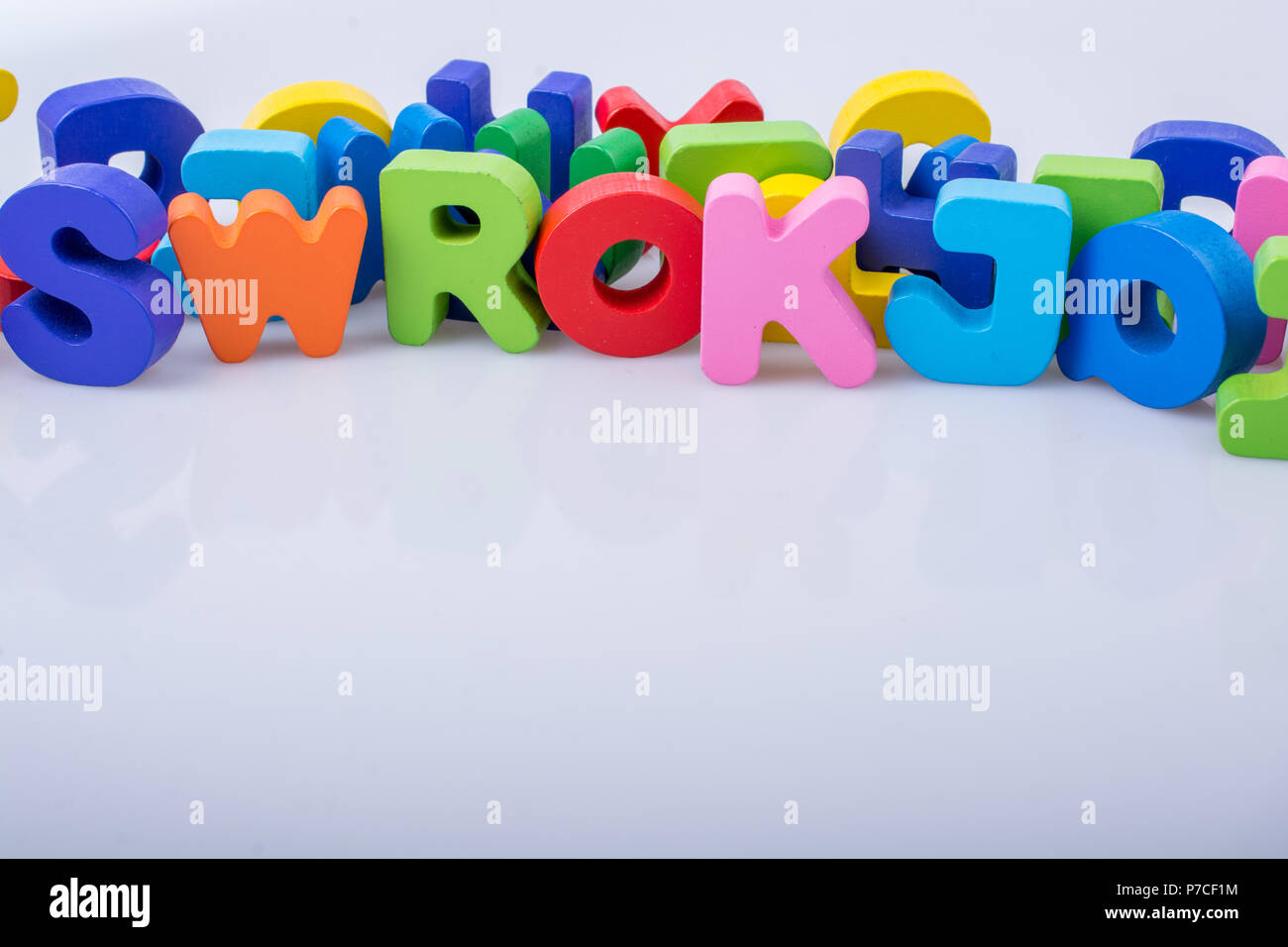 Letter cubes of Alphabet made of wood Stock Photo - Alamy
