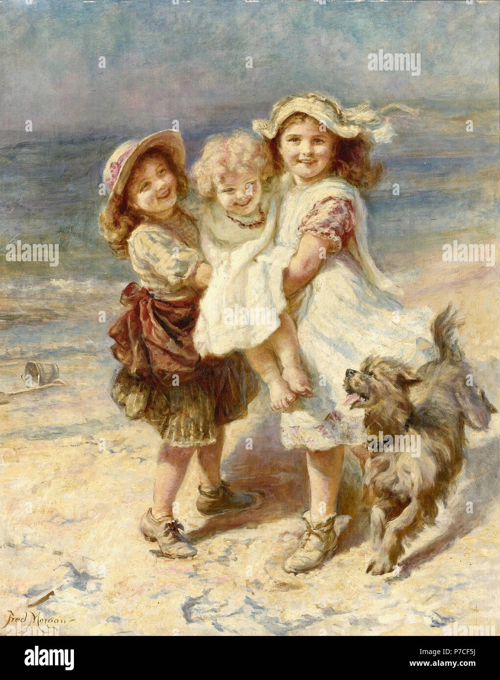 Morgan Frederick - on the Beach Stock Photo - Alamy