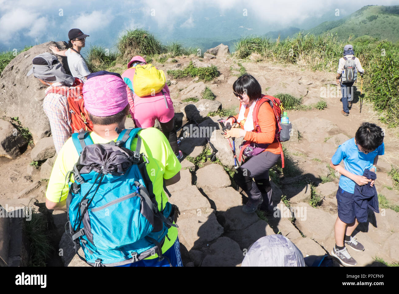 Hiking,hike,Qixing,Mountain,Yangmingshan,National,Park,Taipei,Taiwan ...