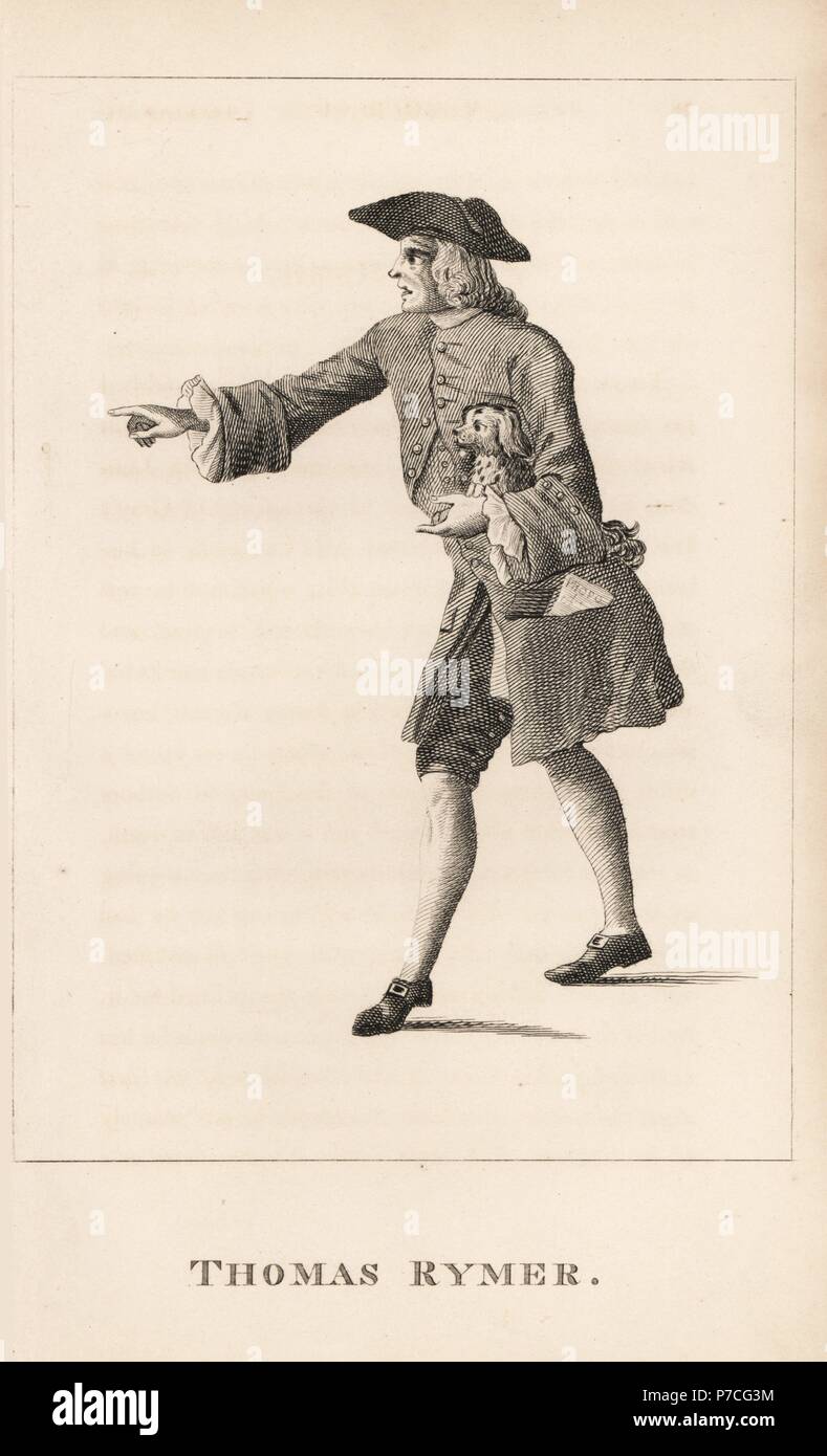 Thomas Rymer, historiographer to King William III, poet, critic and ...