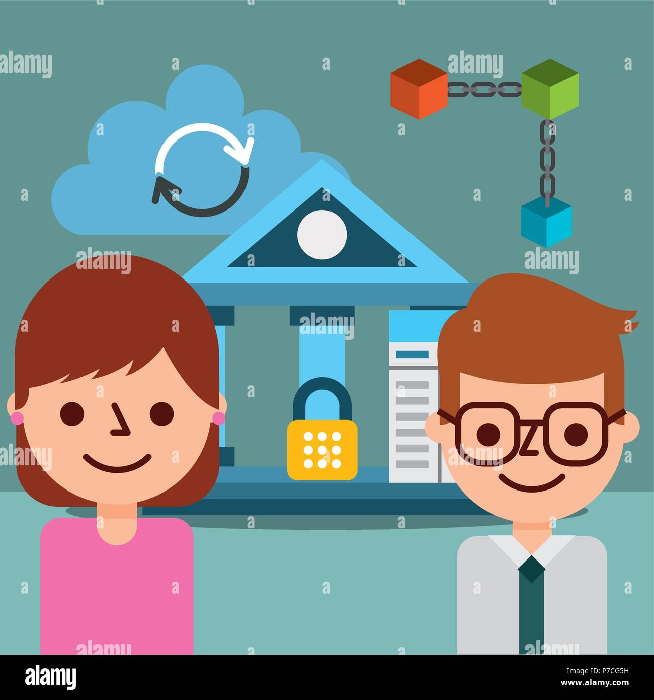 Stock market agent icon vector hi-res stock photography and images - Alamy