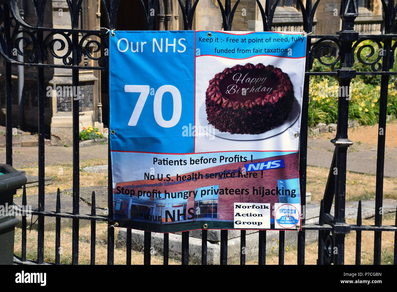 70th birthday nhs hi-res stock photography and images - Alamy
