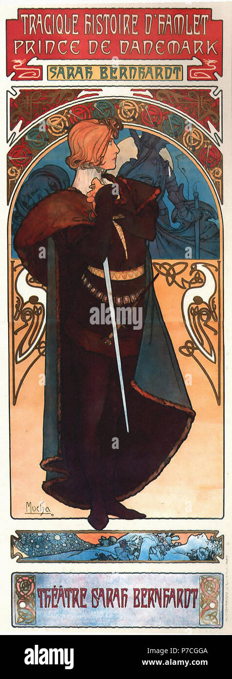 Mucha Alphonse Maria - Hamlet Stock Photo - Alamy