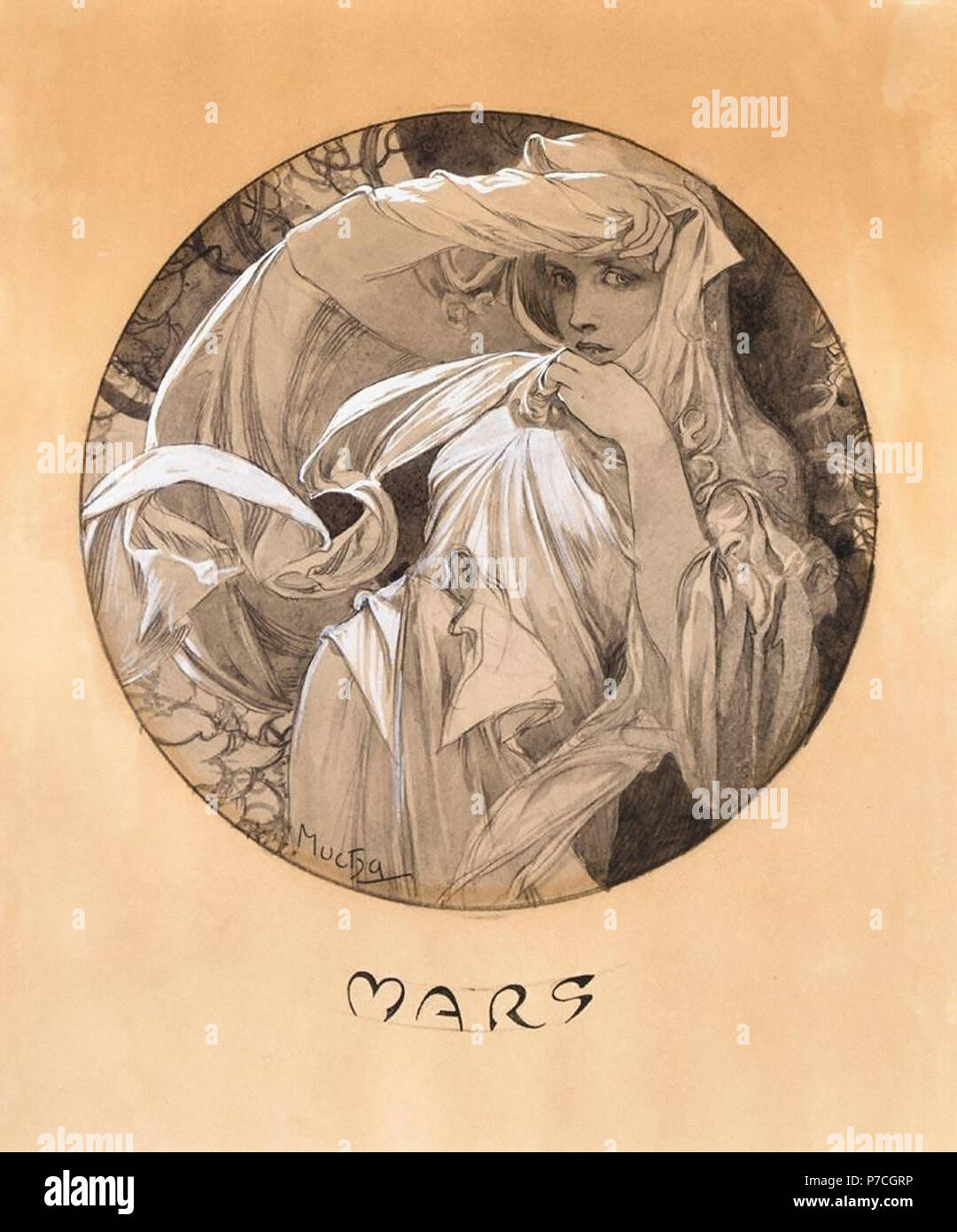 Mucha Alphonse Maria - Mars Stock Photo - Alamy
