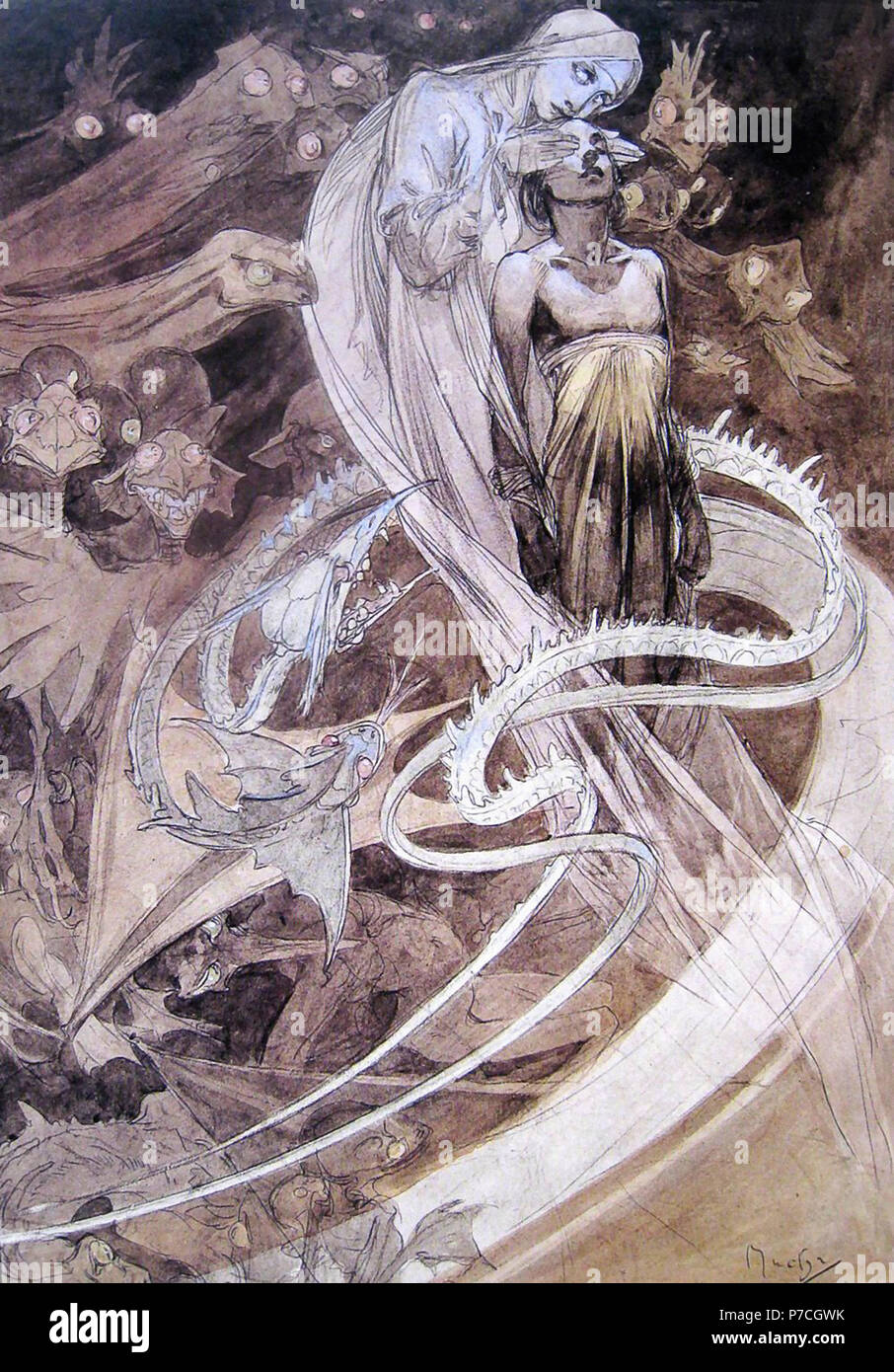 Mucha alphonse hi-res stock photography and images - Alamy