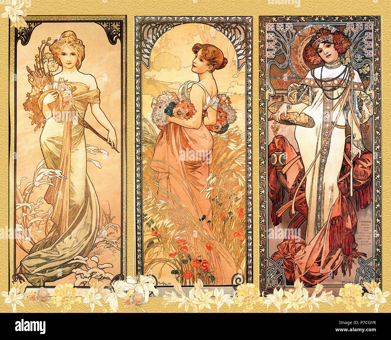 Mucha Alphonse Maria - Pretty Posh Oh My Gosh Stock Photo - Alamy