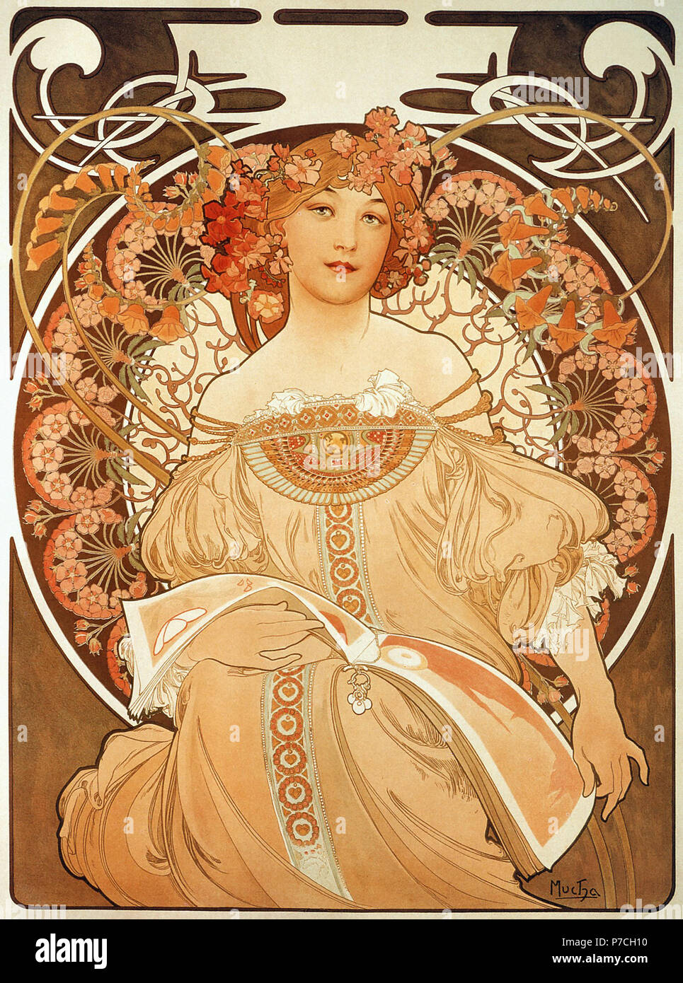 Reverie mucha hi-res stock photography and images - Alamy