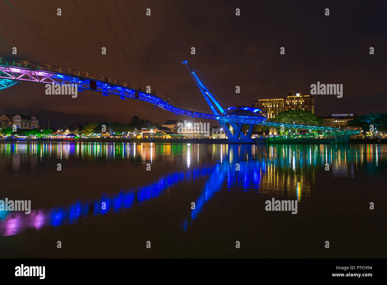 Darul Hana Bridge (Jambatan Darul Hana) is best known as the golden ...