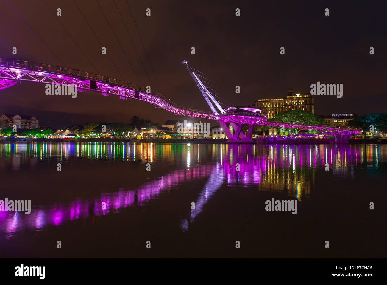 Darul Hana Bridge (Jambatan Darul Hana) is best known as the golden ...
