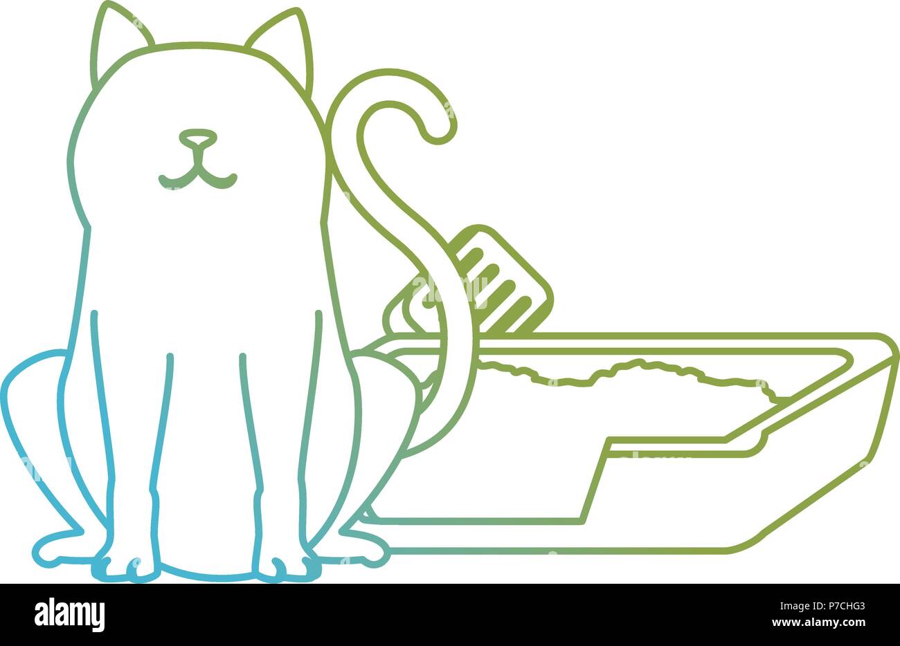 Sand cat Stock Vector Images - Alamy