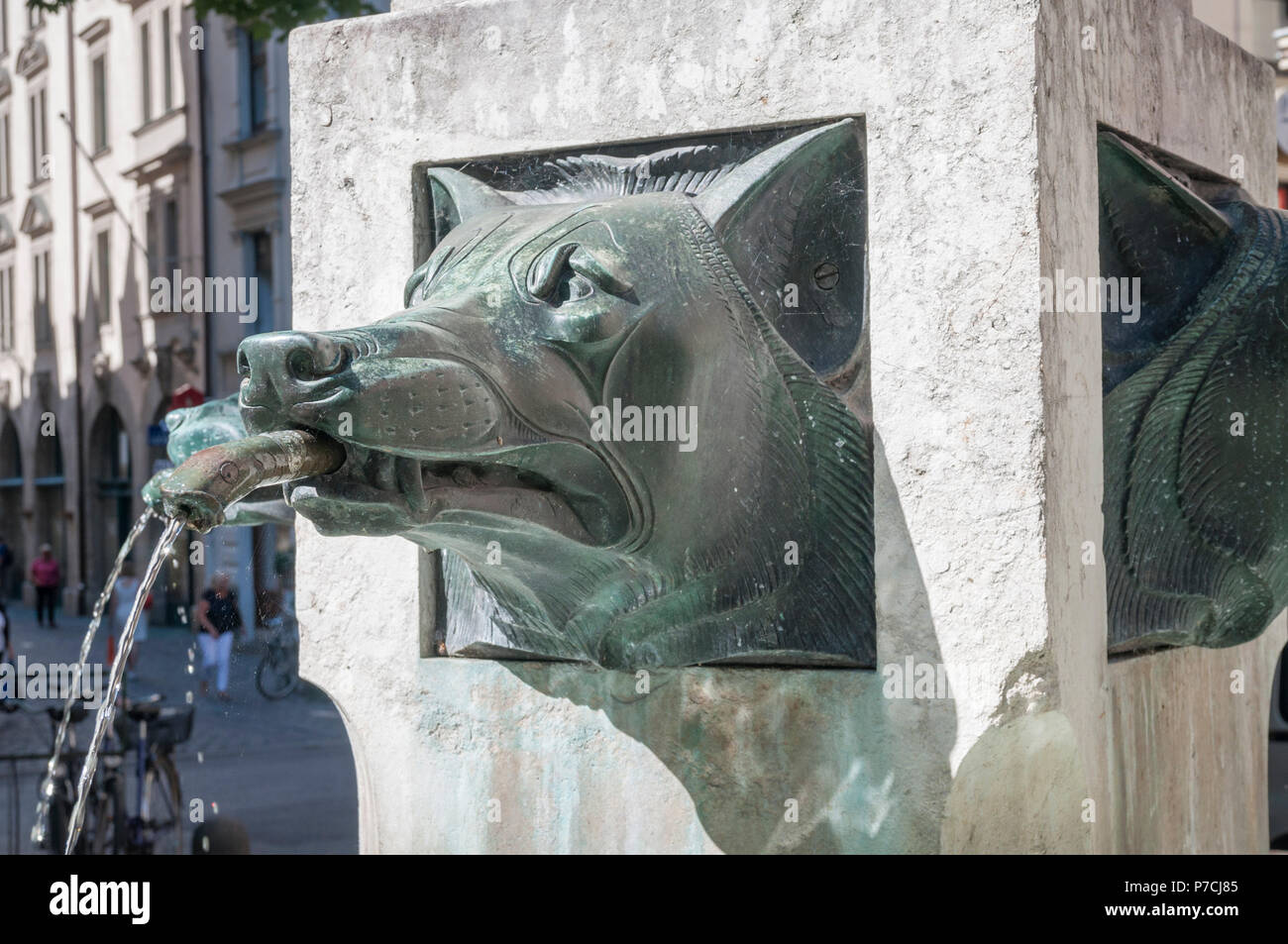 water well, munich, Upper Bavaria, Bavaria, Germany Stock Photo - Alamy