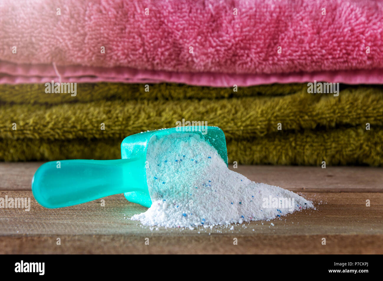 Powder laundry detergent in cup hi-res stock photography and images - Alamy