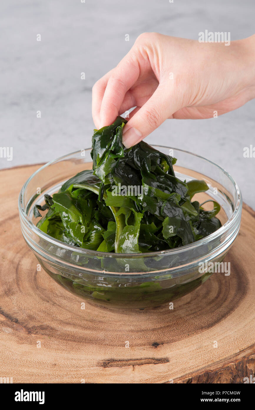 Object photos - seaweed, its rich in vitamins, minerals, and fiber. 089 ...