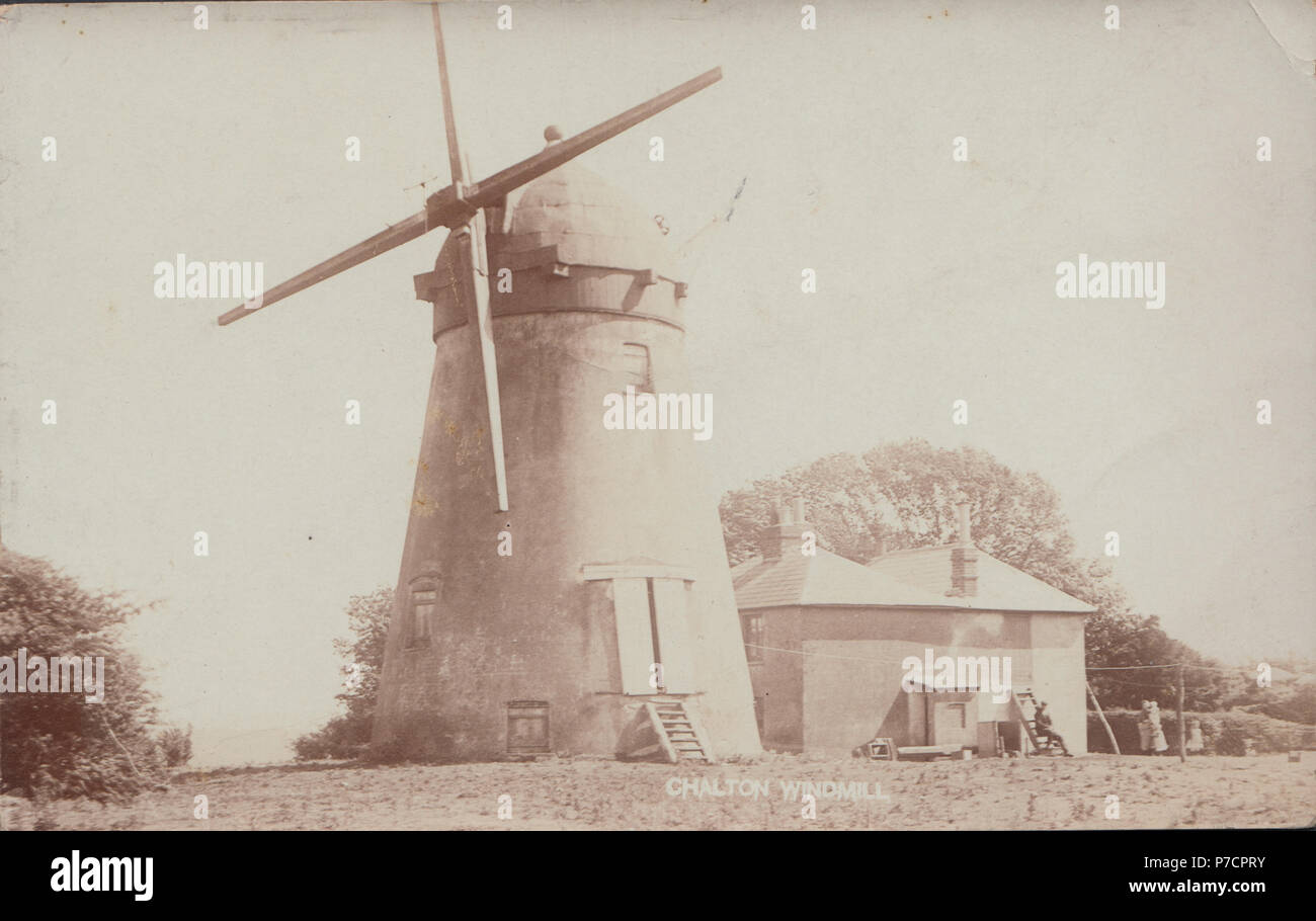 Chalton windmill hi-res stock photography and images - Alamy