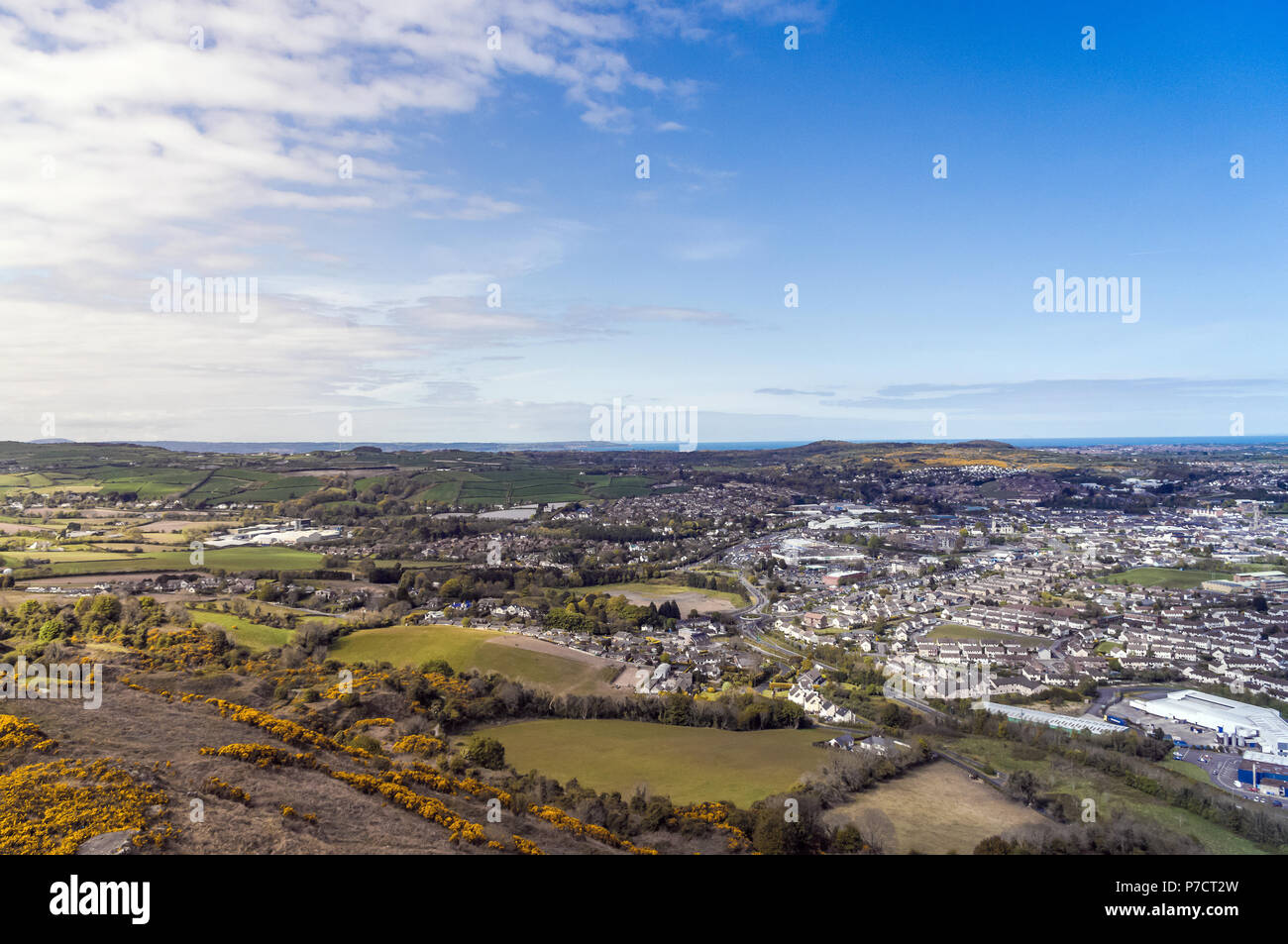 Newtownards aerial hi-res stock photography and images - Alamy