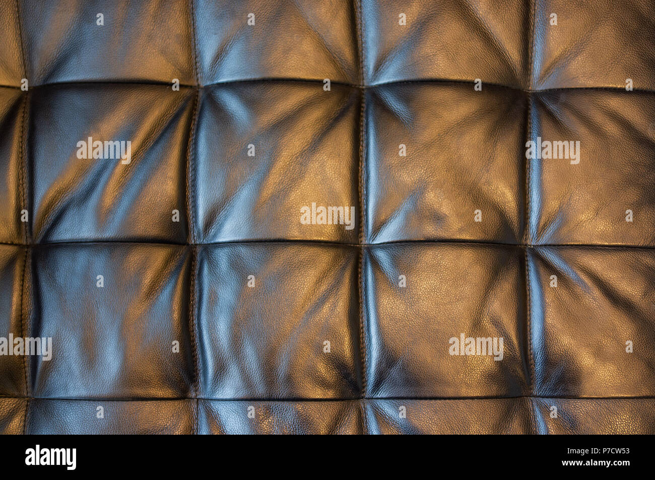 Checkered faux leather texture background Stock Photo - Alamy