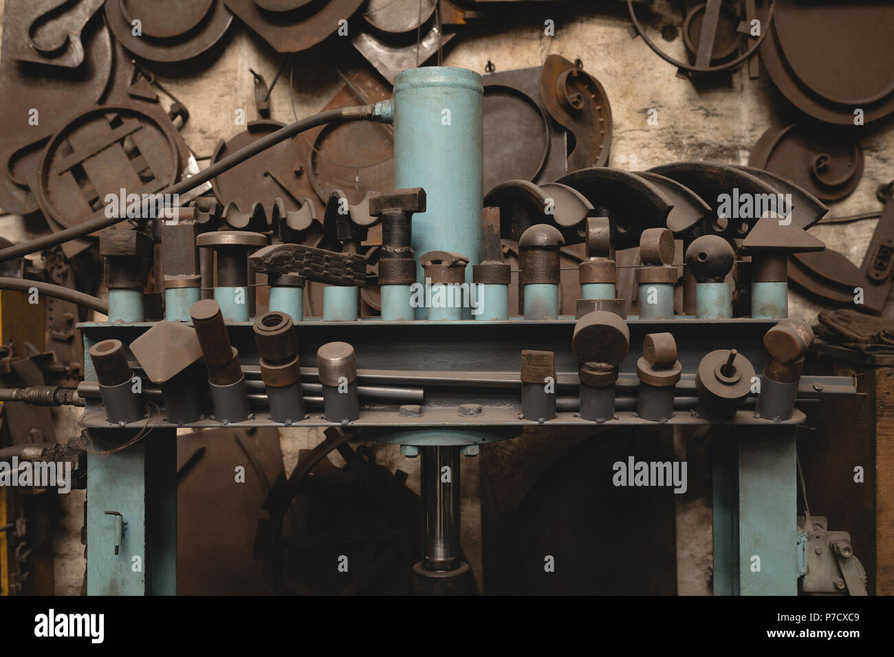 Close up machine production metal hi-res stock photography and images ...