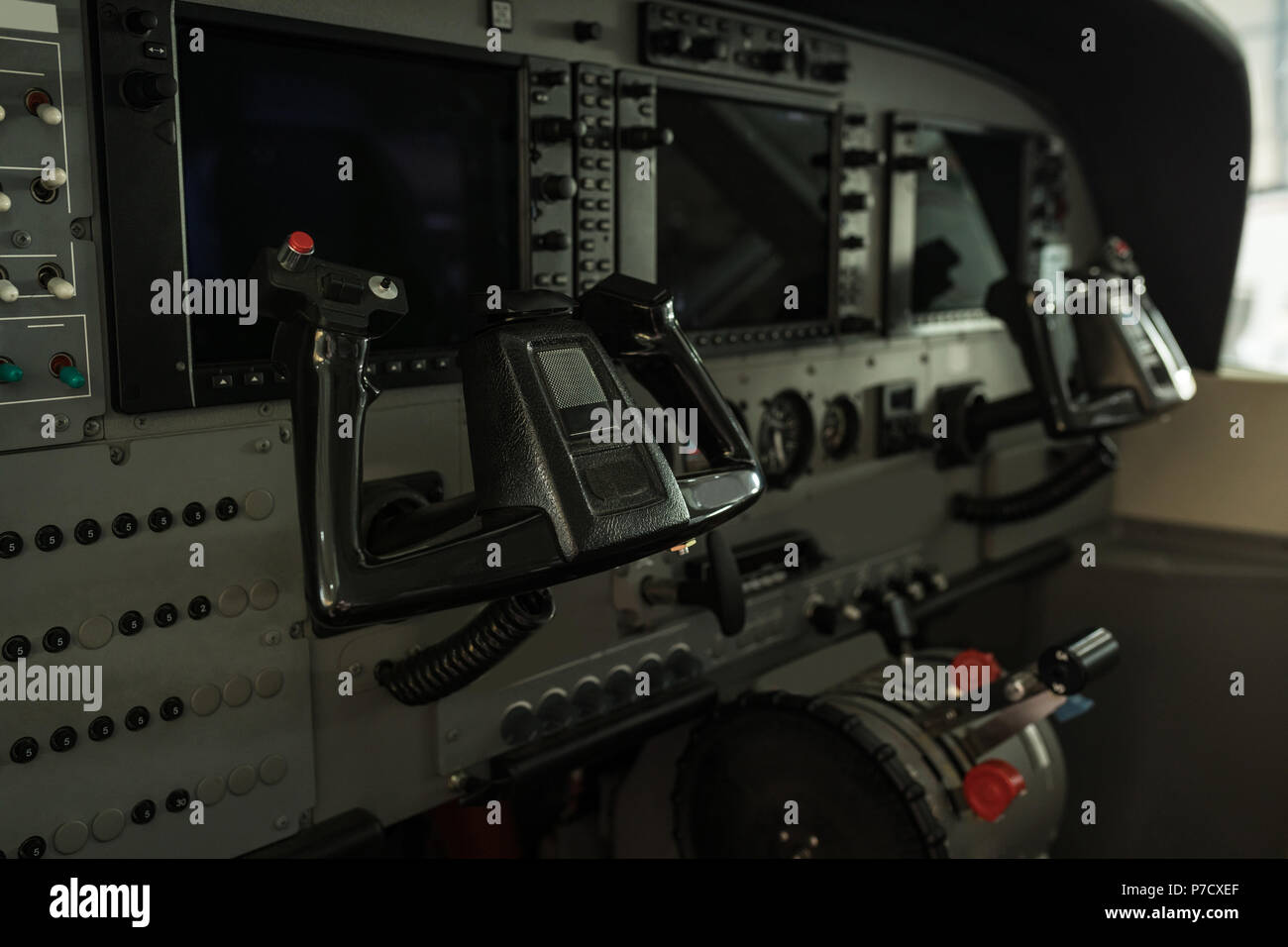 Airplane interior cockpit hi-res stock photography and images - Alamy