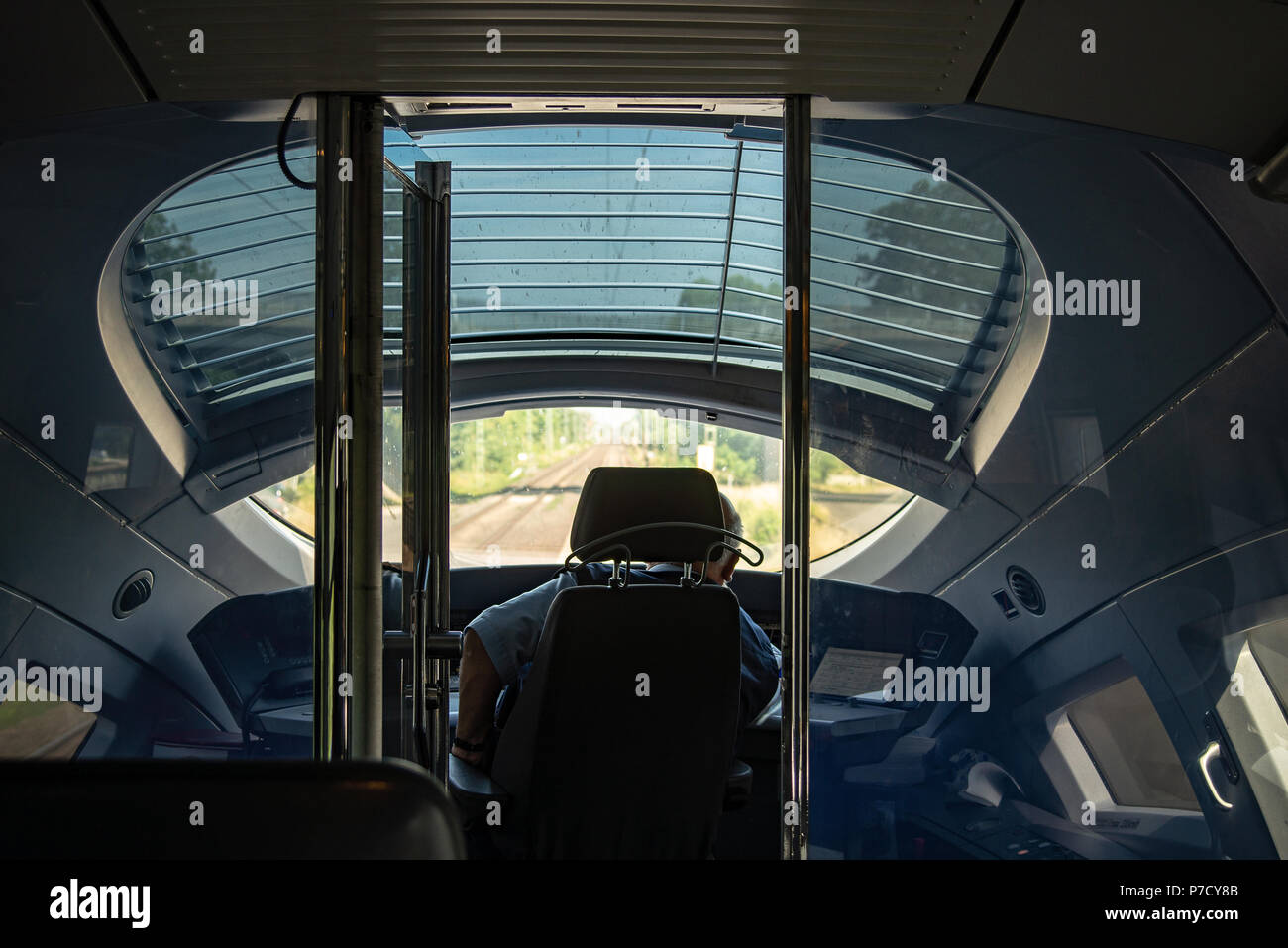 Train cockpit hi-res stock photography and images - Alamy