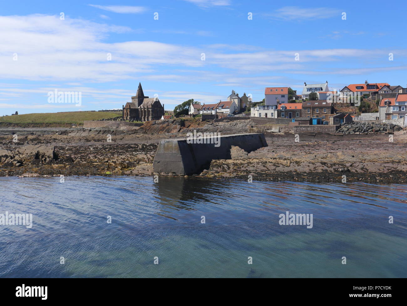 St Monans waterfront Fife Scotland July 2018 Stock Photo - Alamy