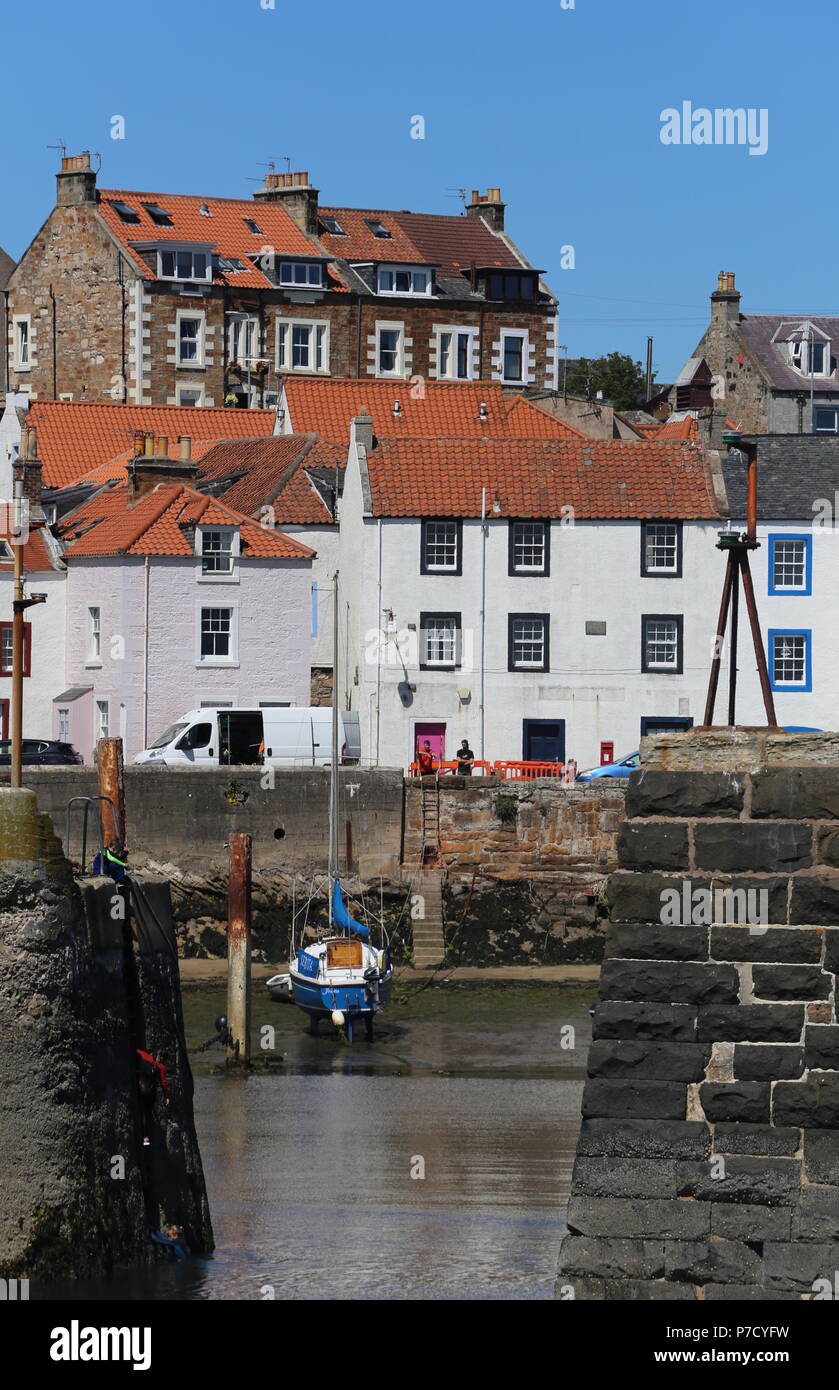 St Monans waterfront Fife Scotland July 2018 Stock Photo - Alamy