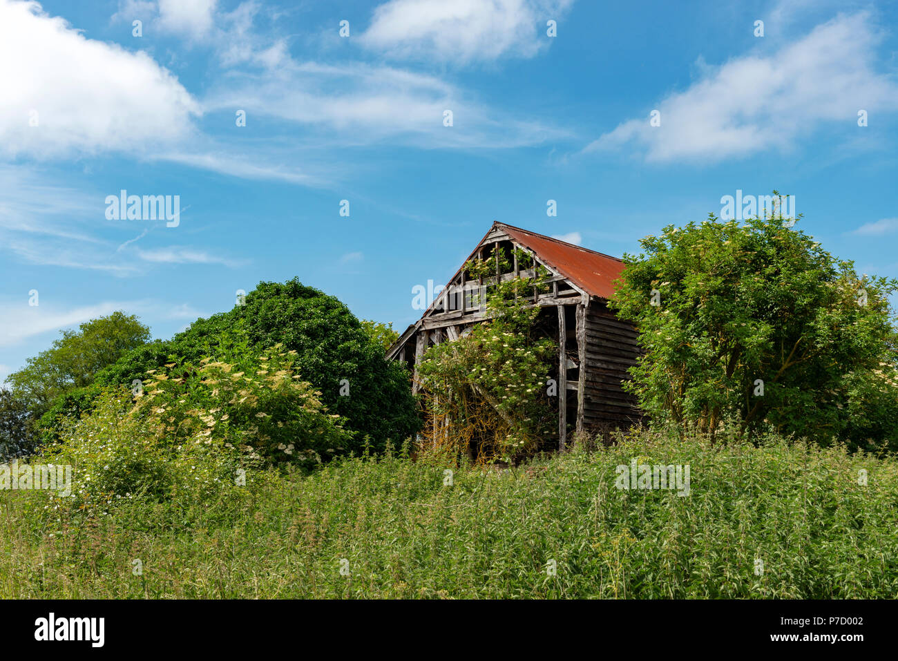 Old farm barn, Suffolk, England Stock Photo - Alamy