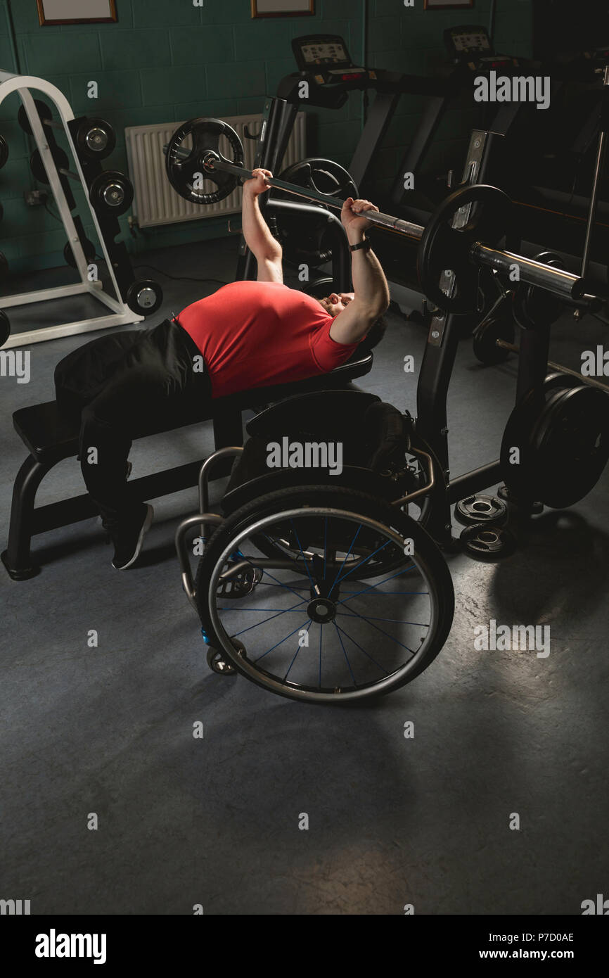Young disable man doing recovery hi-res stock photography and images ...