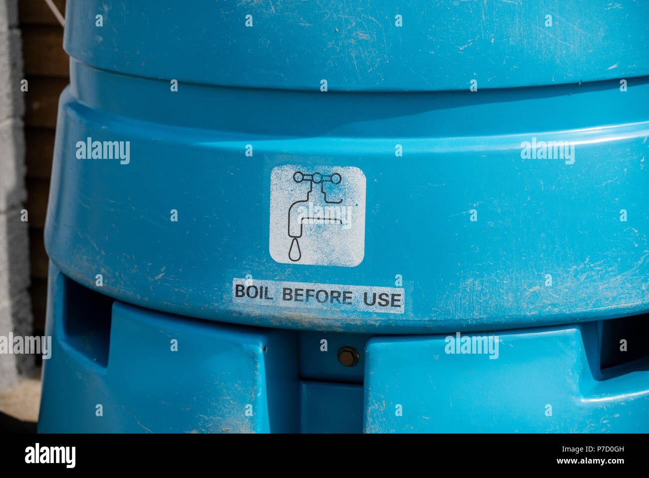 Drinking water sign. Shetland, UK Stock Photo - Alamy