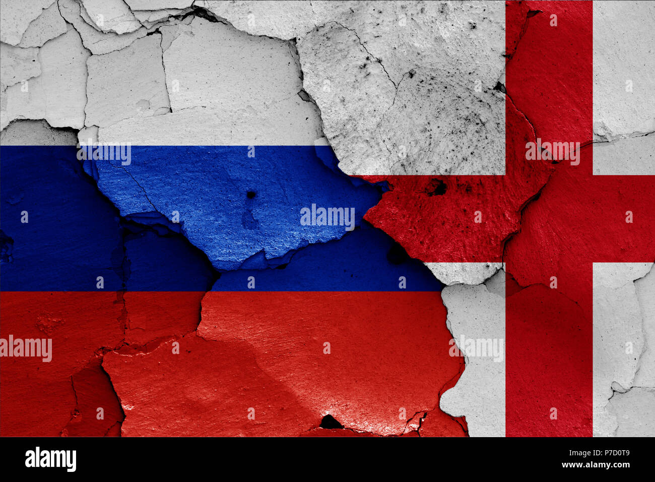 Russia england flag hi-res stock photography and images - Alamy