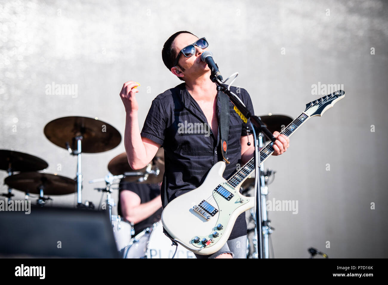 Firenze, Italy. 23rd June, 2017. The rock band Placebo performing live ...